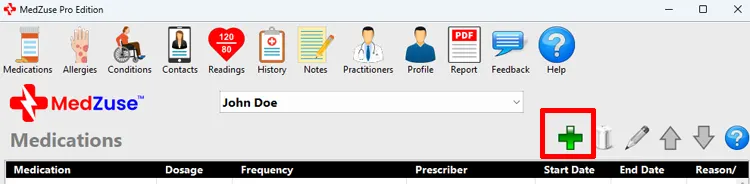 Add a Medication to the Medications List - TruVes