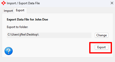 Export a MedZuse Data File - MedZuse